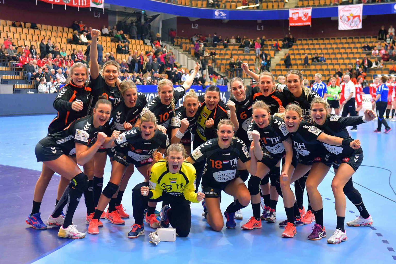 Het EK handbal voor vrouwen in Frankrijk